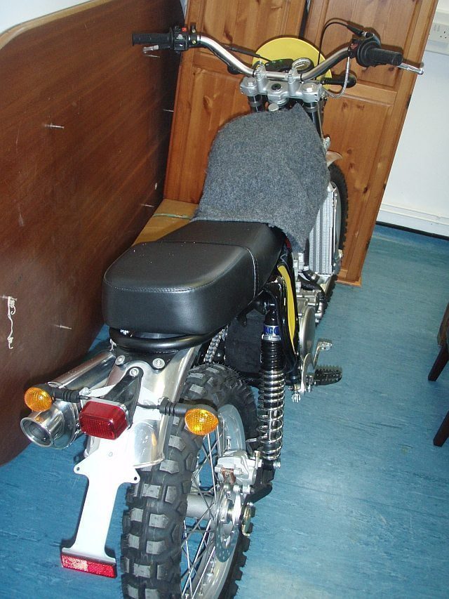 New Prize Bike - CCM SR-40 - White Dalton Motorcycle Solicitors